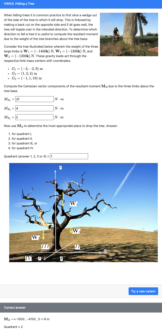 Solved When felling trees it is common practice to first | Chegg.com