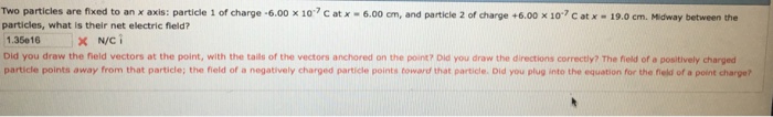Solved Two particles are fixed to an x axis: particle 1 of | Chegg.com