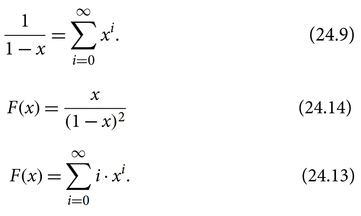 Solved discrete math problem in series chapter. Derive | Chegg.com