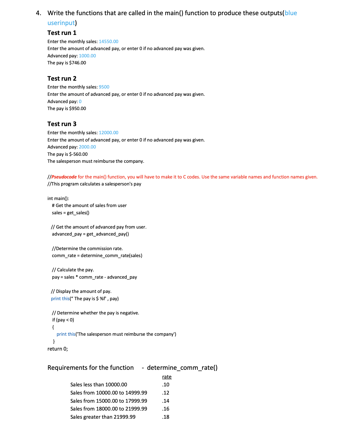 Solved Important Note: Do not use arrays, structs, and | Chegg.com