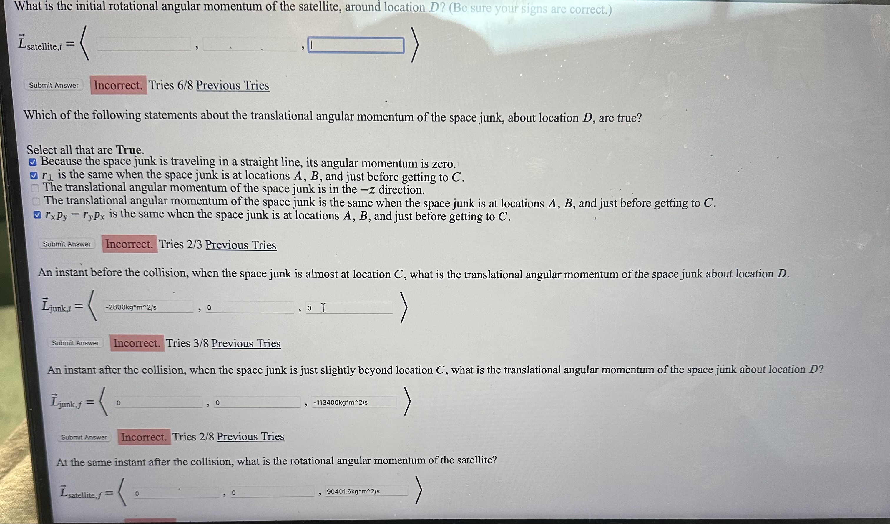 Solved A spherical satellite of ﻿radius 5.4 m ﻿and mass | Chegg.com