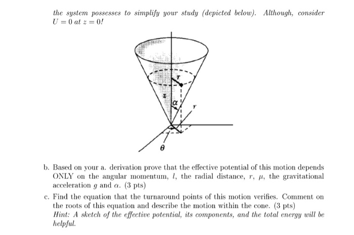 Solved As you know the motion of 2-body system subject to a | Chegg.com