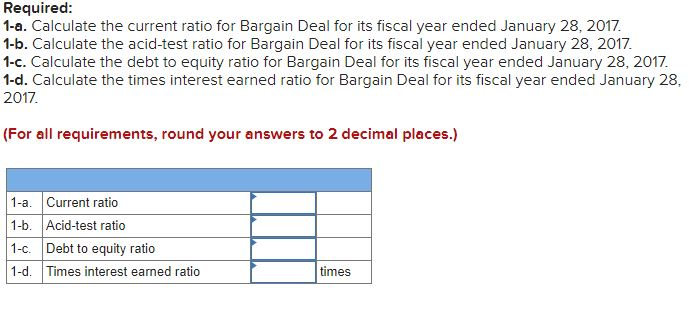 Solved Bargain Deal, Inc., is a leading retailer | Chegg.com
