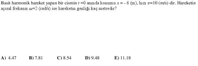 Solved The position of an object performing simple harmonic | Chegg.com