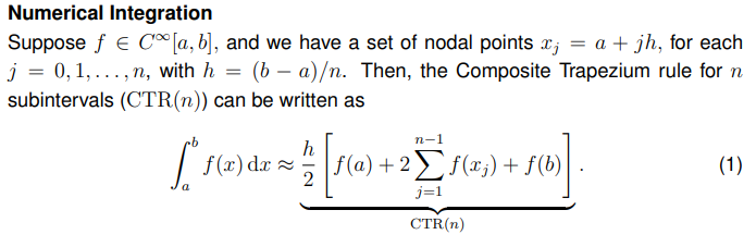 Numerical Integration Suppose f∈C∞[a,b], and we have | Chegg.com