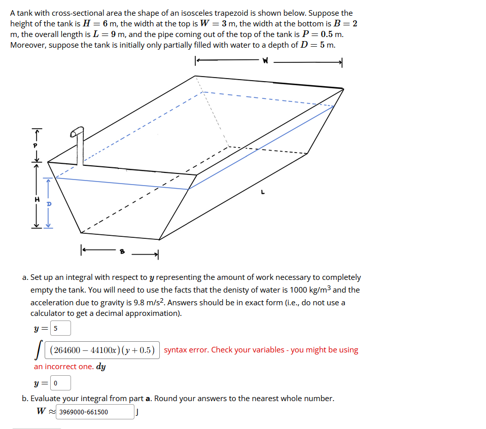 Solved A tank with cross-sectional area the shape of an | Chegg.com