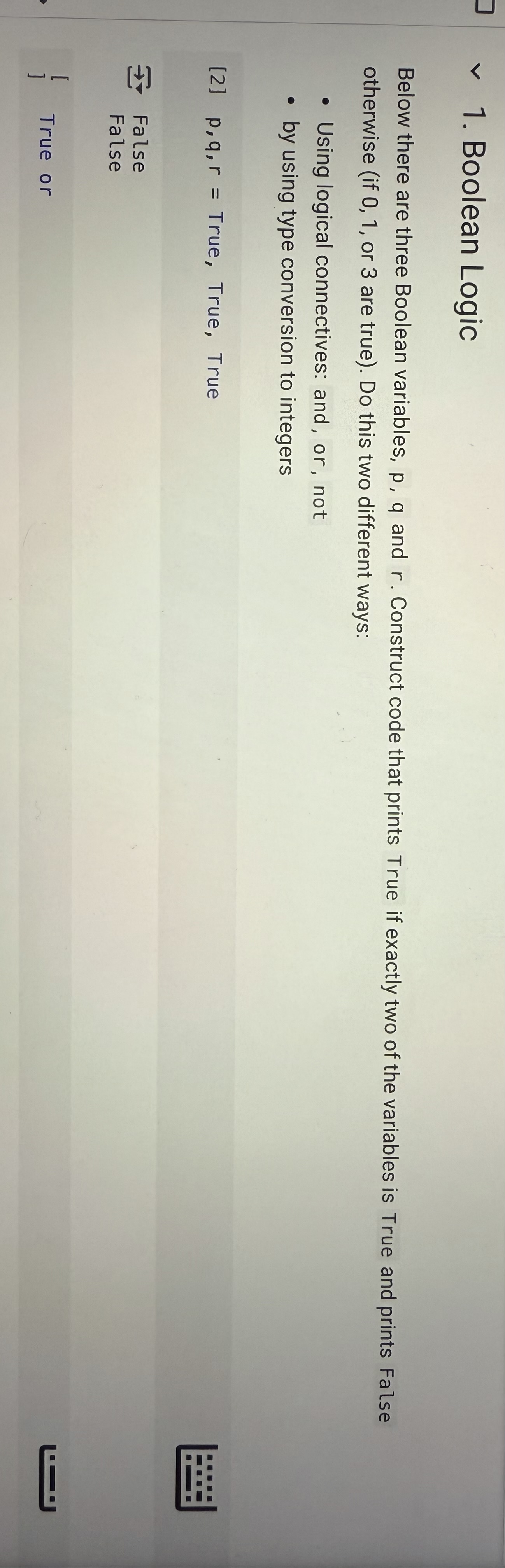 Solved 1. ﻿Boolean LogicBelow there are three Boolean | Chegg.com