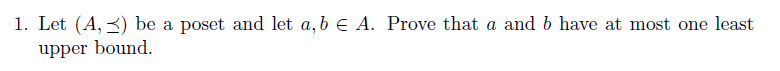 Solved 1. Let (A,