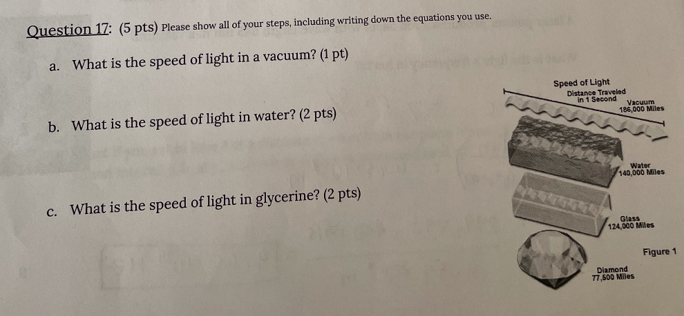 Solved Question 17: (5 pts) Please show all of your steps, | Chegg.com