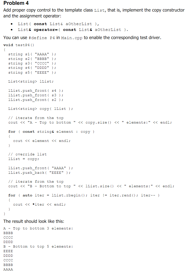 Review The Template Classs Doublylinkedlist And 