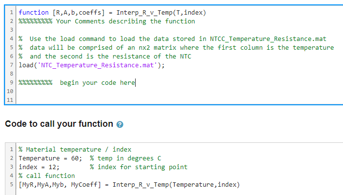 NTC Interpolation ranging from -55 to 146C, and the | Chegg.com