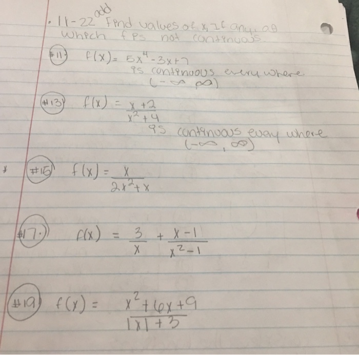 Solved Find values of x, If , a theta which f is not | Chegg.com