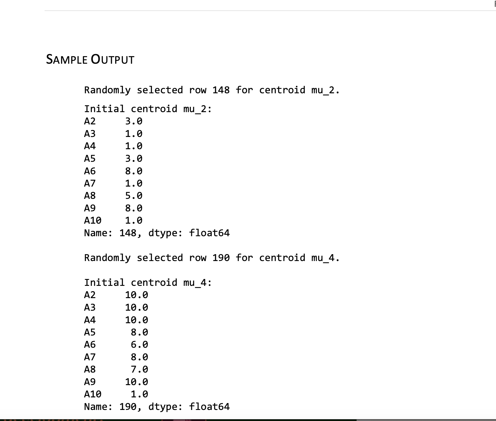 Solved Program ended after 4 iterations.DATA SET DESCRIPTION | Chegg.com