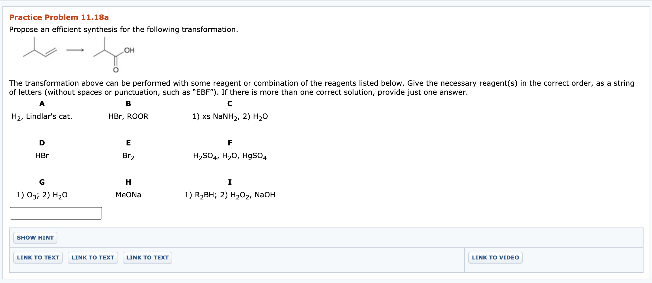 Solved Practice Problem 11.18a Propose an efficient | Chegg.com