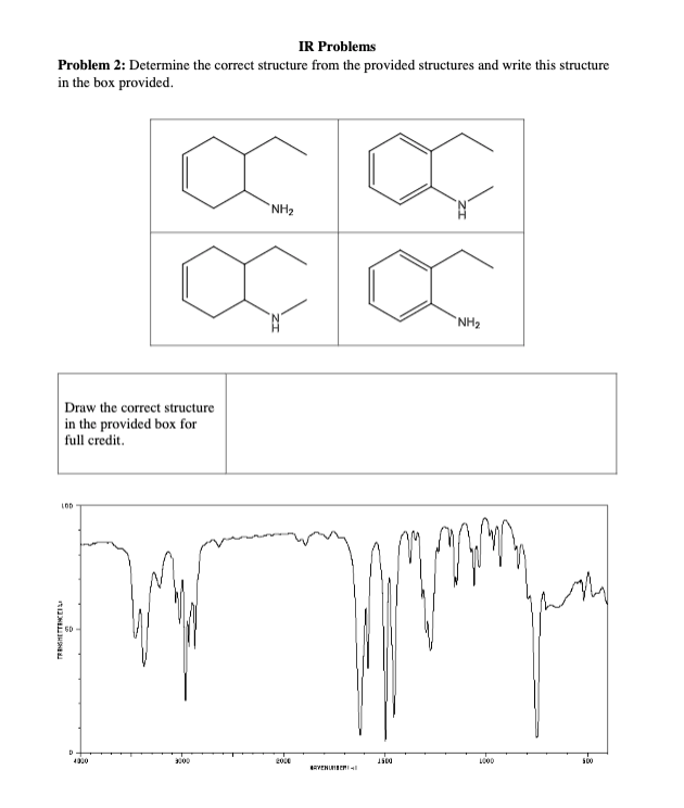 Solved IR Problems Problem 2: Determine the correct | Chegg.com