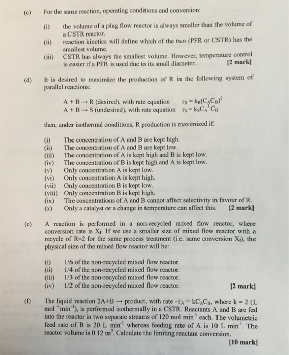 Solved 1 Answer the following multiple choice questions. | Chegg.com