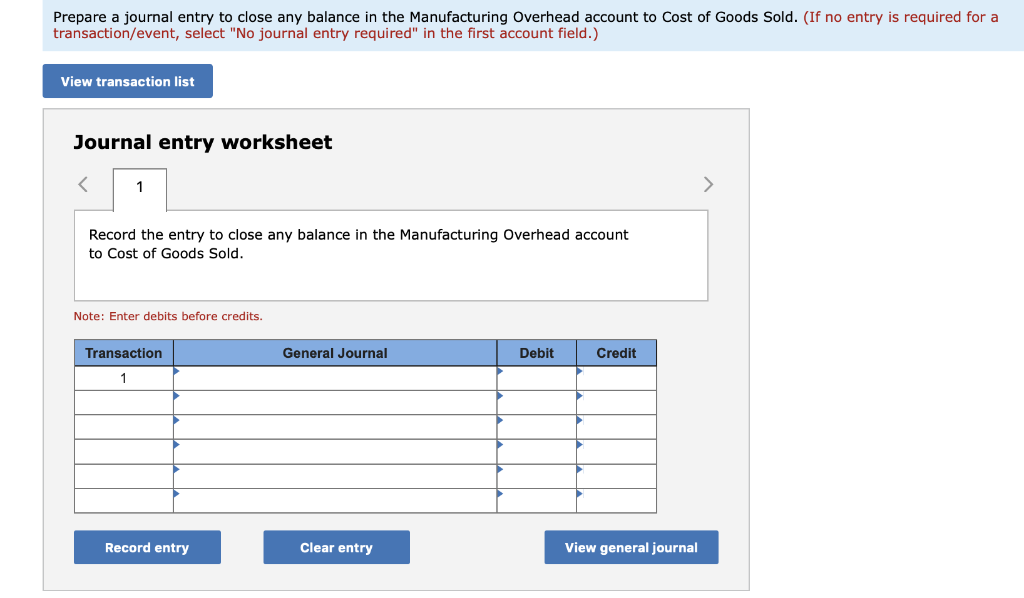 Solved 1. Prepare journal entries to record the transactions | Chegg.com