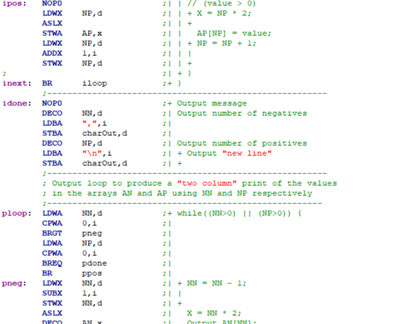 Solved Above is a program in PEP that reads pairs of | Chegg.com