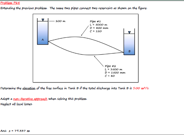Solved Problem P64 Extending the previous problem. The same | Chegg.com