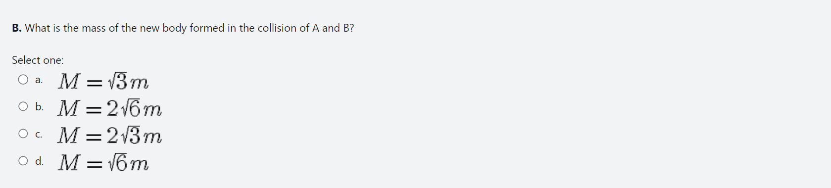 Solved There are three identical particles of mass m each. | Chegg.com