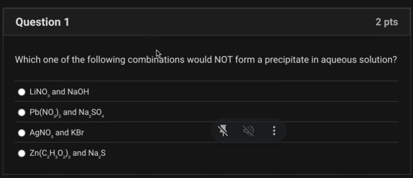 Solved Question 1Which one of ﻿the following combinations | Chegg.com