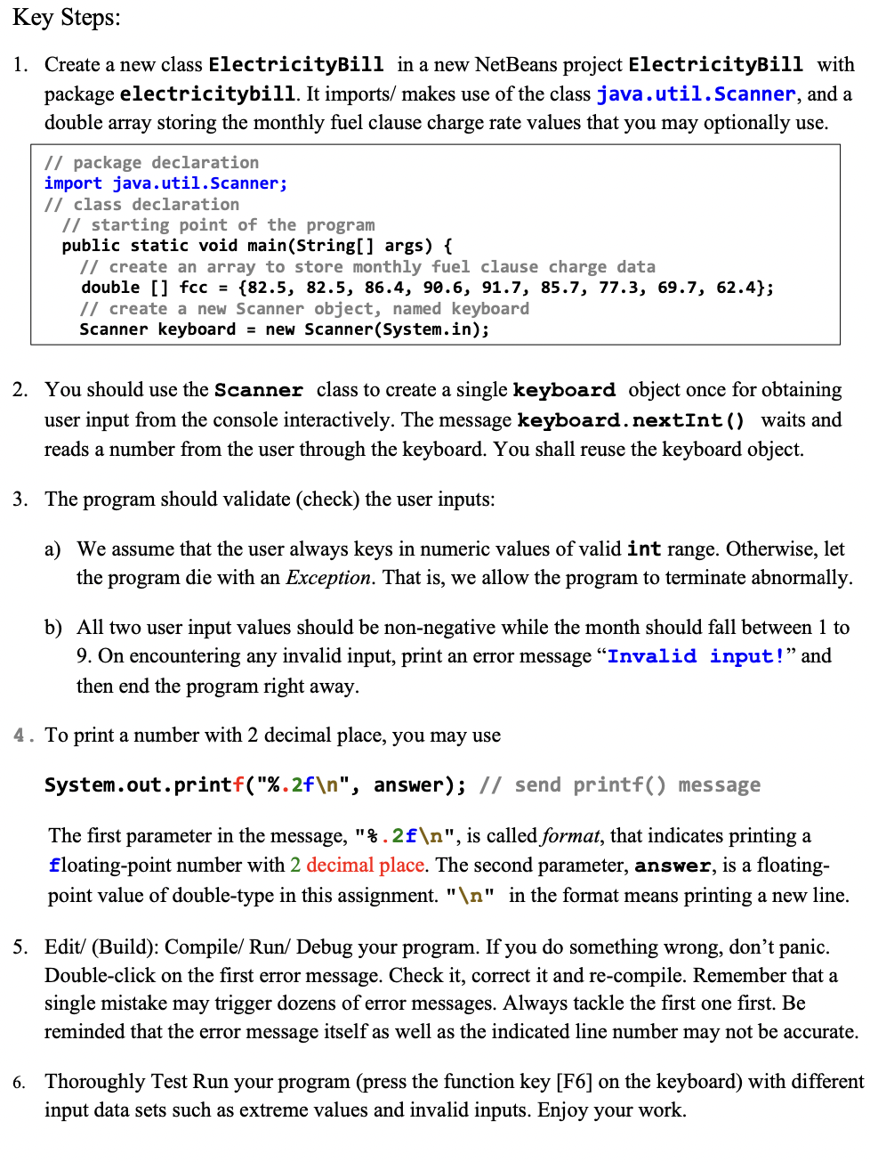 Solved Aim: 1. build a practical electricity billing | Chegg.com
