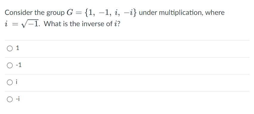 Solved What is the identity element in the group G={2,4,6,8) | Chegg.com