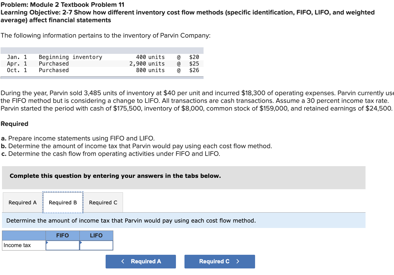 Solved Problem: Module 2 ﻿Textbook Problem 11Learning | Chegg.com