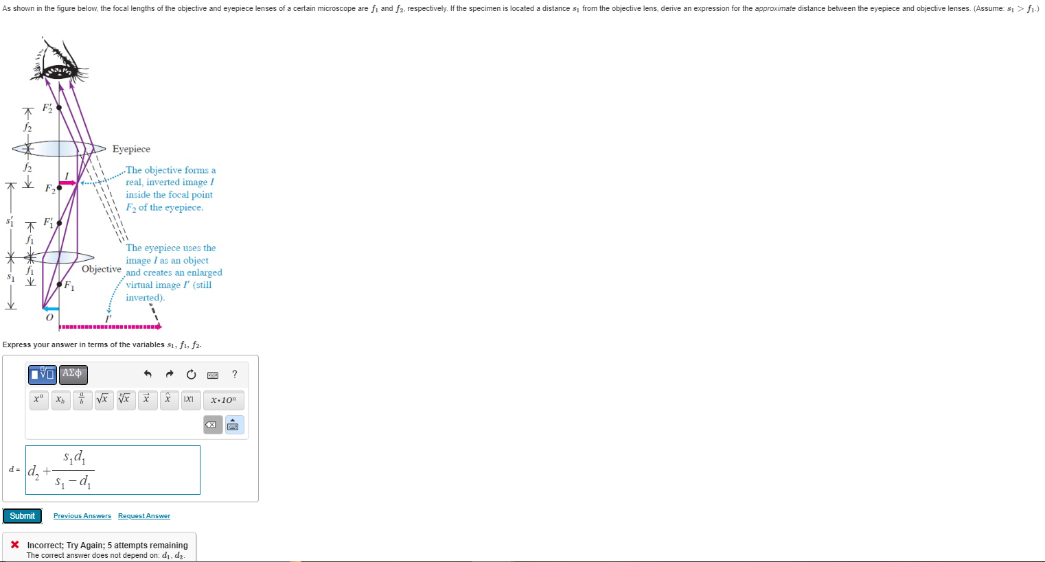 Solved Express Your Answer In Terms Of The Variables 