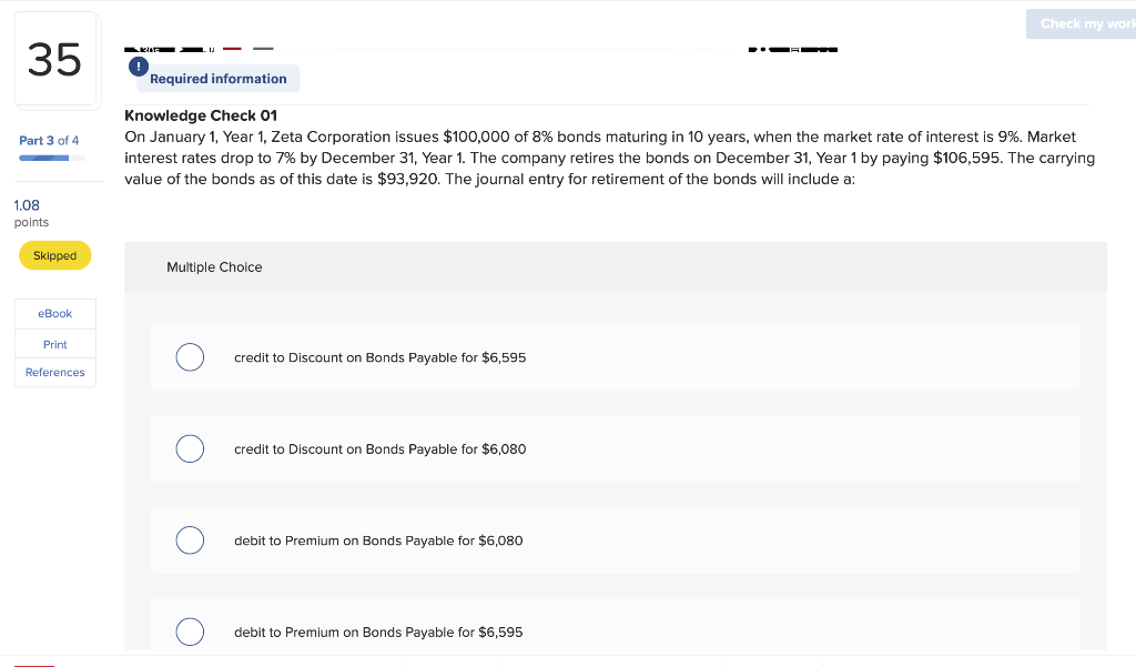 Solved Knowledge Check 01 On January 1, Year 1, Zeta | Chegg.com