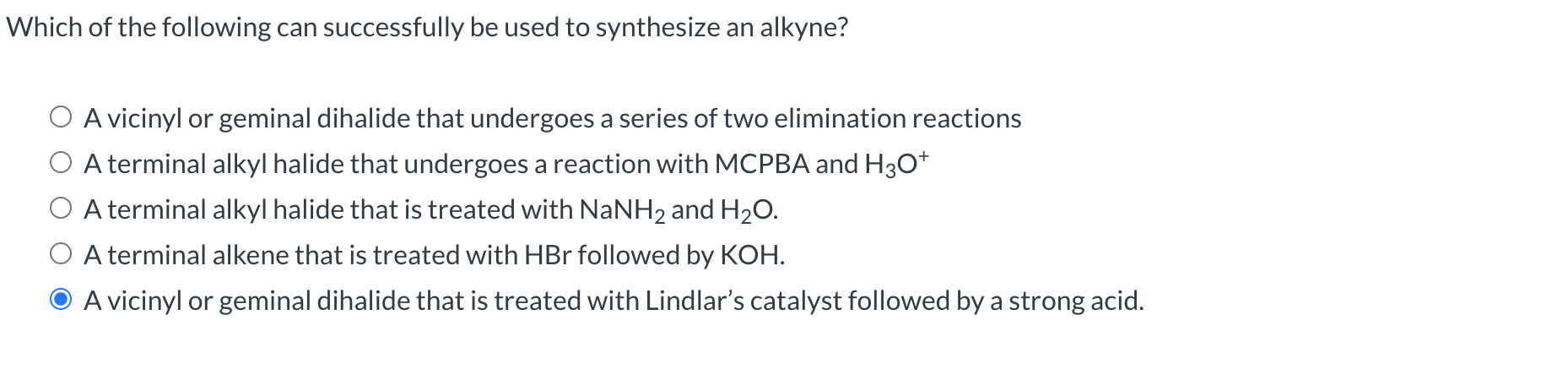 Solved Which of the following can successfully be used to | Chegg.com