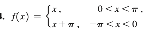 Solved compute the Fourier series for the given function f | Chegg.com