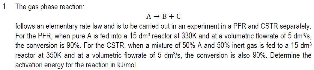 Solved Chemical Engineering Problem! (Chemical | Chegg.com