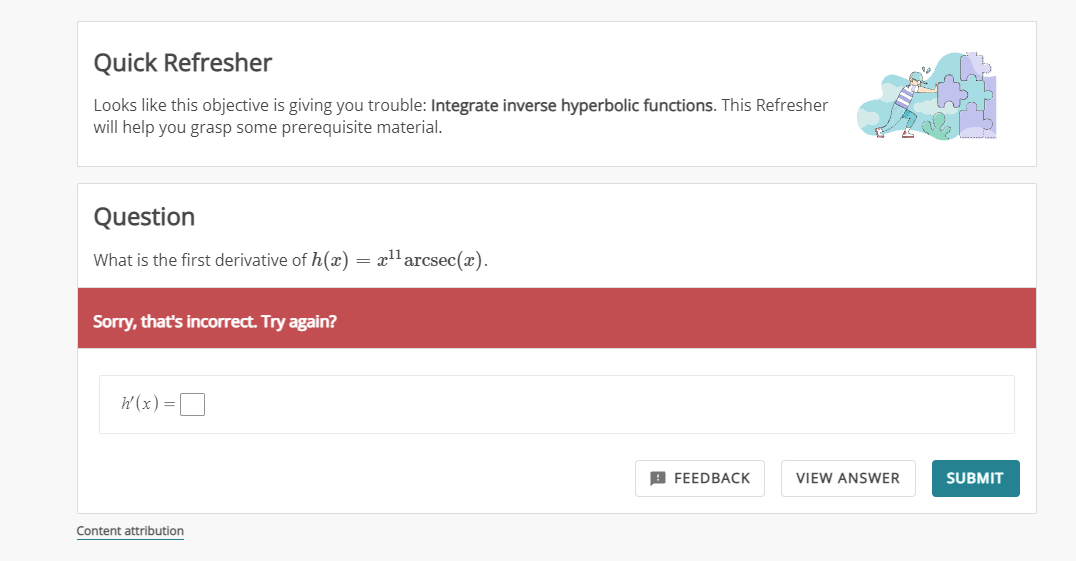 Solved Quick Refresher Looks like this objective is giving | Chegg.com