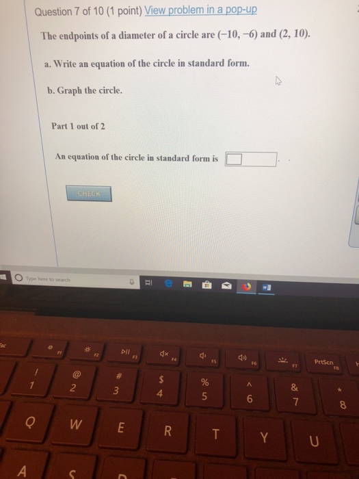 Solved Question 7 of 10 (1 point) View problem in a pop-up | Chegg.com