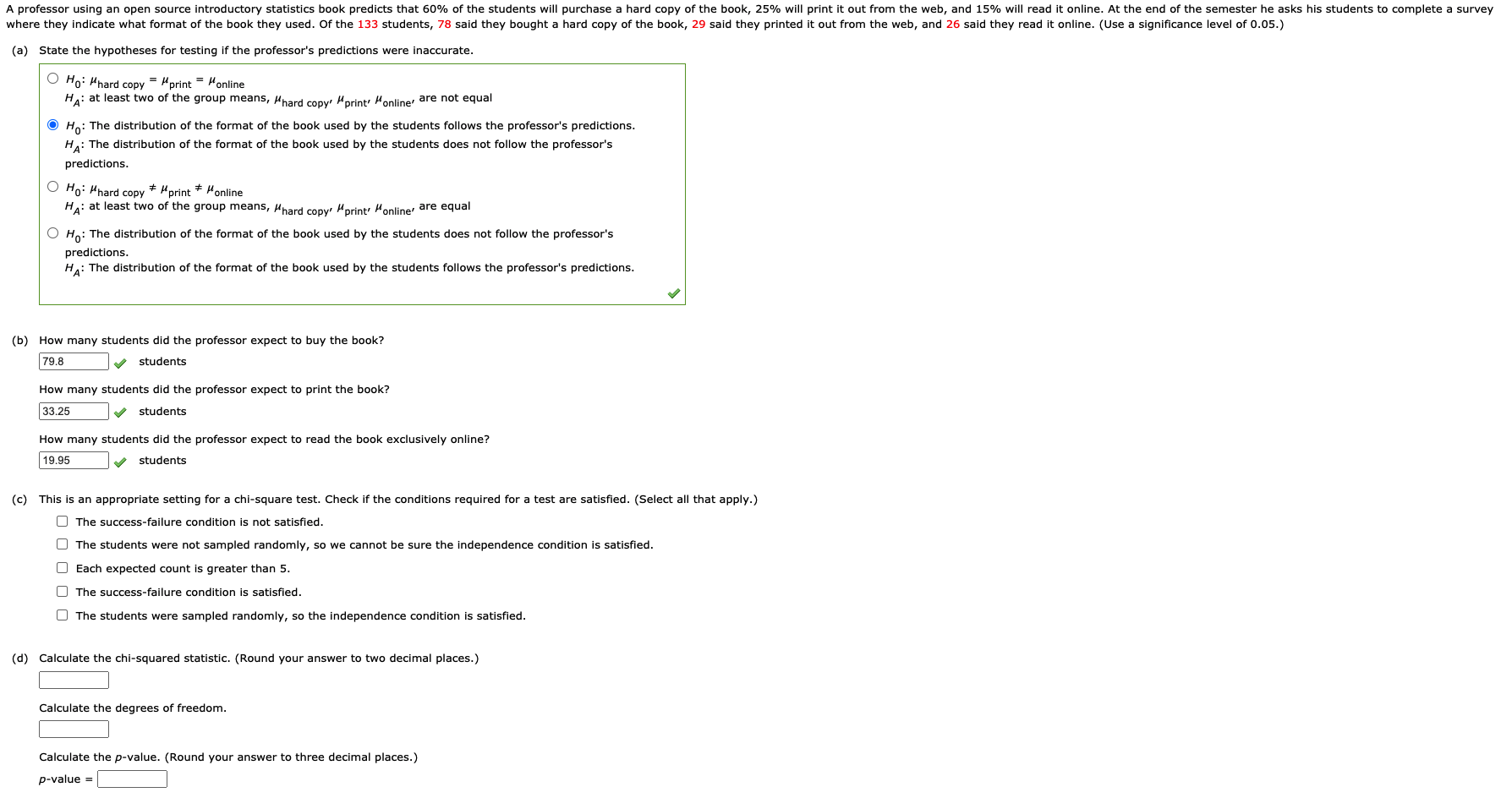Solved A professor using an open source introductory | Chegg.com