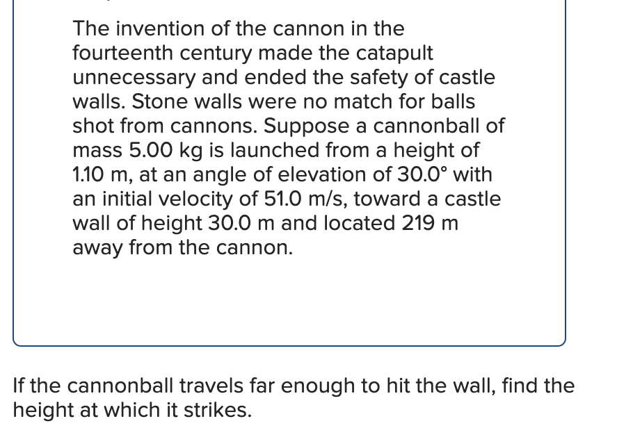 Solved The invention of the cannon in the fourteenth century | Chegg.com