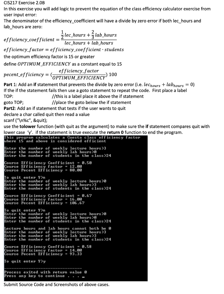 Solved CIS217 Exercise 2.0B In this exercise you will add | Chegg.com