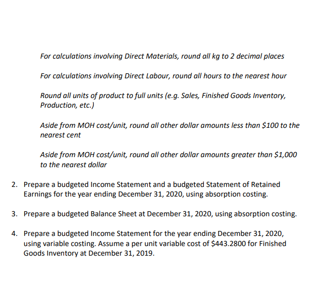 Solved Master Budget Case: CamDrone As part of the continued | Chegg.com