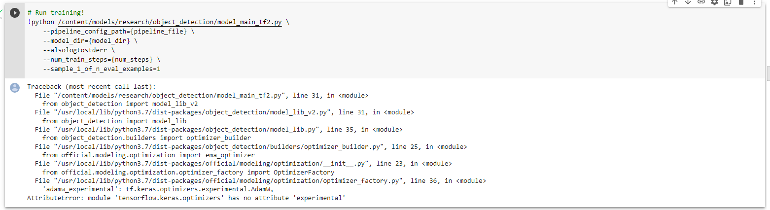 Solved I tried to train a model based on this guide and i | Chegg.com