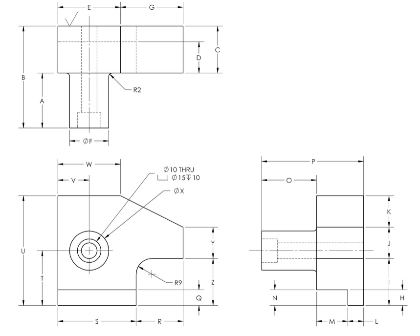 Solved ANSI Y14.5 covers guidelines for dimensioning. It | Chegg.com
