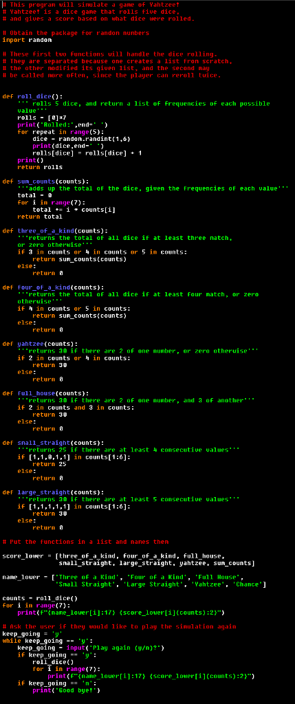 Solved This is an exercise in implementing functions to | Chegg.com