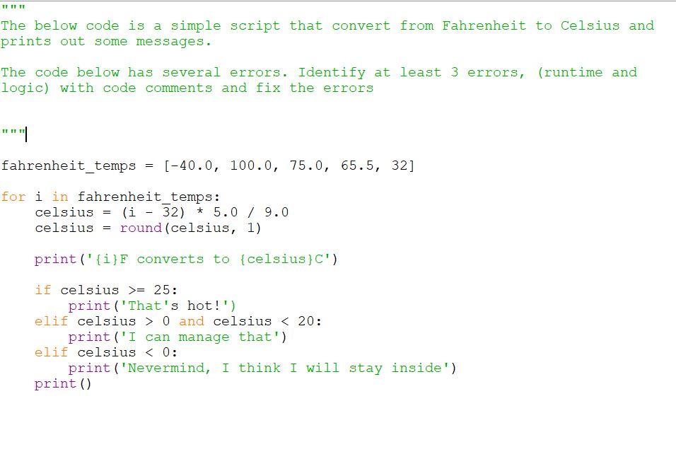 Solved II TITI The below code is a simple script that | Chegg.com