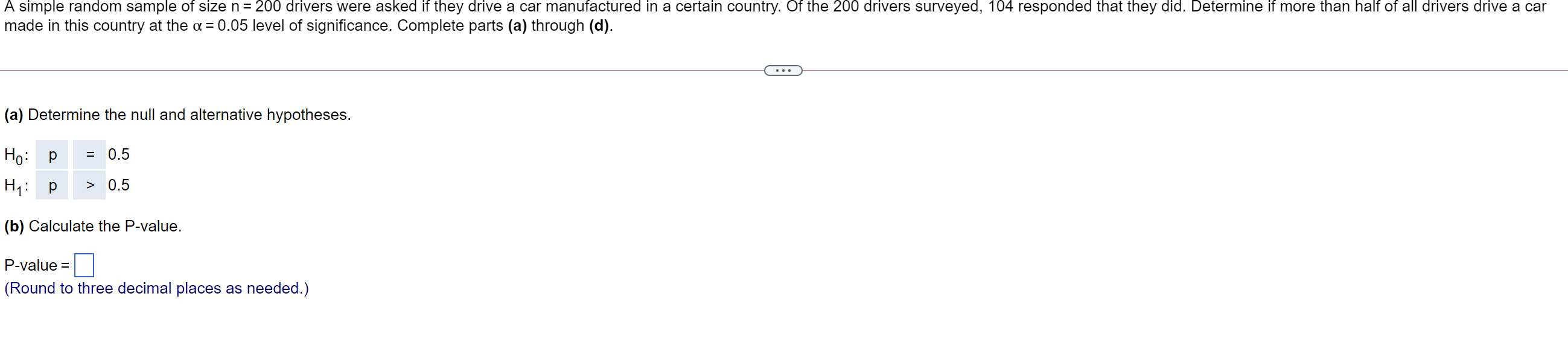 Solved A simple random sample of size n = 200 drivers were | Chegg.com