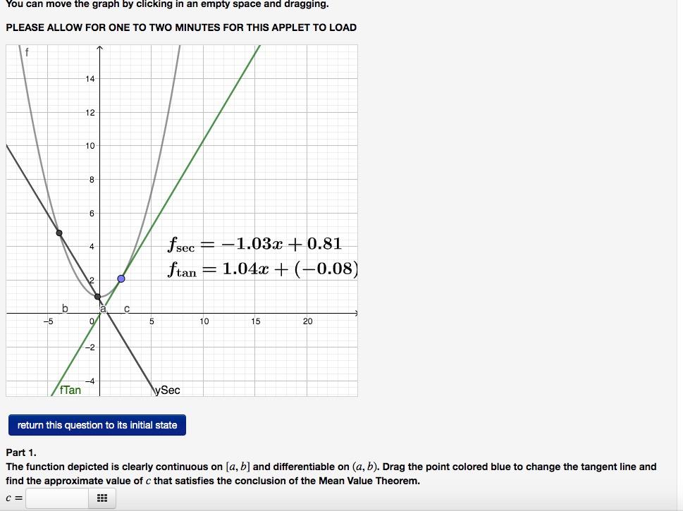 Solved You can move the graph by clicking in an empty space | Chegg.com