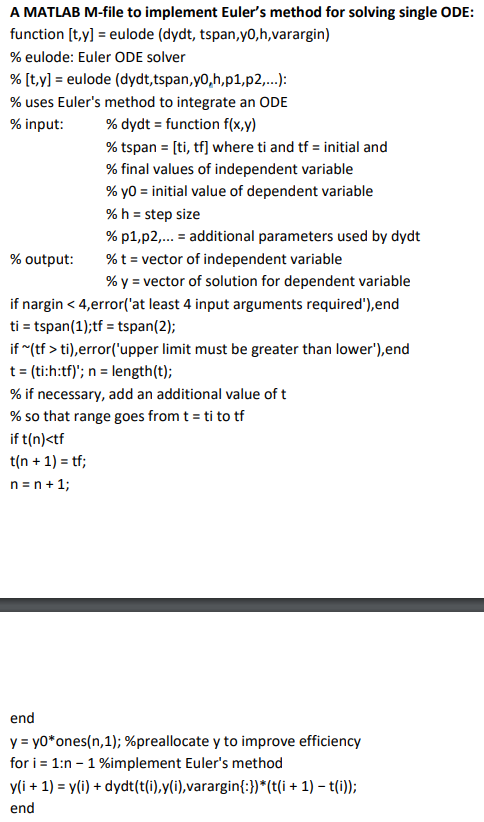 Solved Solving initial-value problems for ordinary | Chegg.com