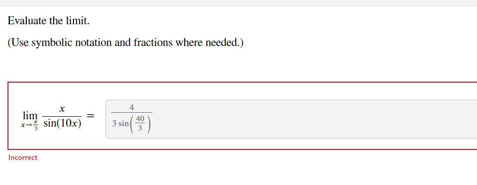 Solved Evaluate the limit. (Use symbolic notation and | Chegg.com