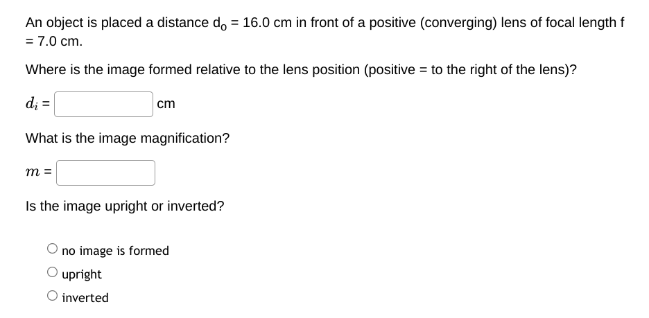 Solved Is the image real or virtual? virtual no image is | Chegg.com
