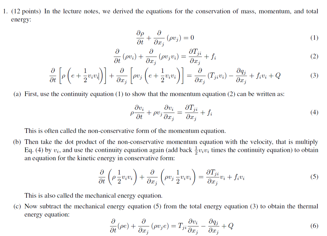 Solved (12 points) In the lecture notes, we derived the | Chegg.com