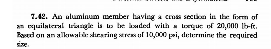 Solved . An aluminum member having a cross section in the | Chegg.com